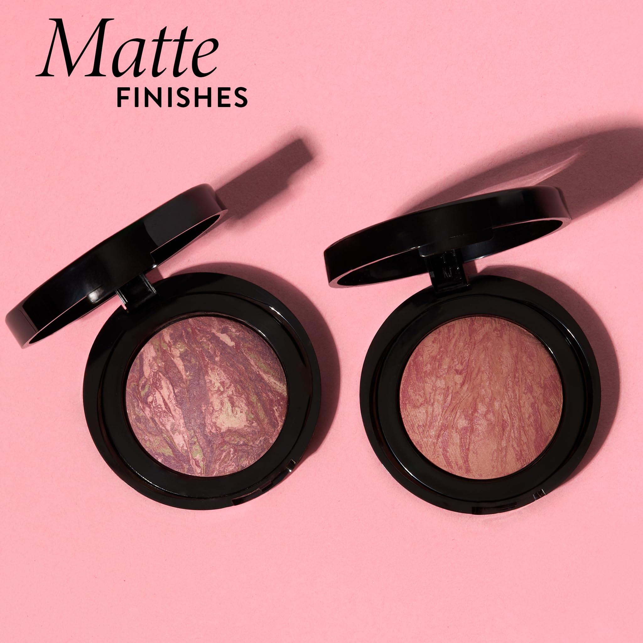 LAURA GELLER NEW YORK Baked Blush-n-Brighten Marbleized Blush - Tropical Peach and Angled Blush Brush Bundle