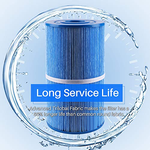 POOLPURE PLFC-6430-M Spa Filter Replaces Watkins 31489, Compatible Pleatco PWK30-M, Filbur FC-3915M, P/N0969601, 71825, 73178, 73250, 5 Pack