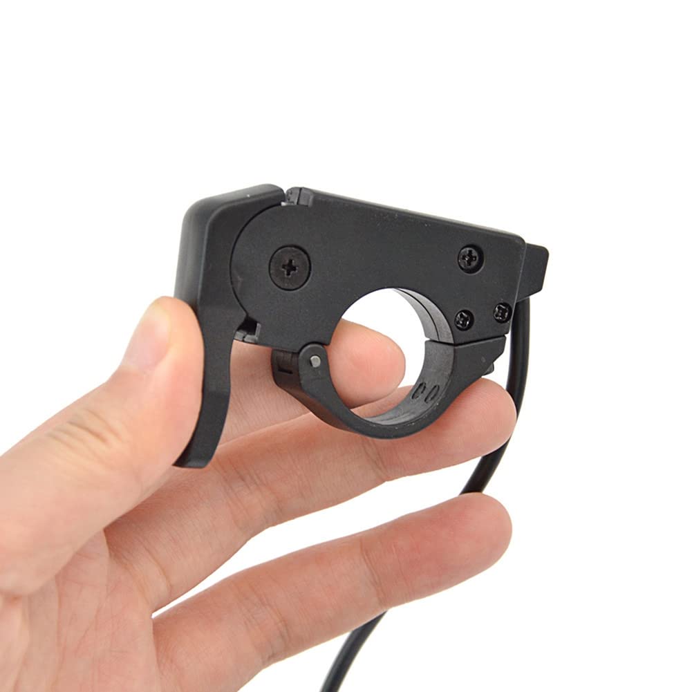 LIZZOT Ebike Thumb Throttle Quick Disassembly Fit Left/Hand Finger Throttle for 24V/36V/48V Electric Bicycle Accessor