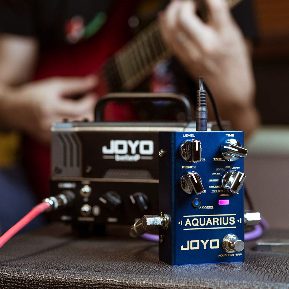 JOYO R-07 AQUARIUS Delay Looper Electric Guitar Effect Pedal