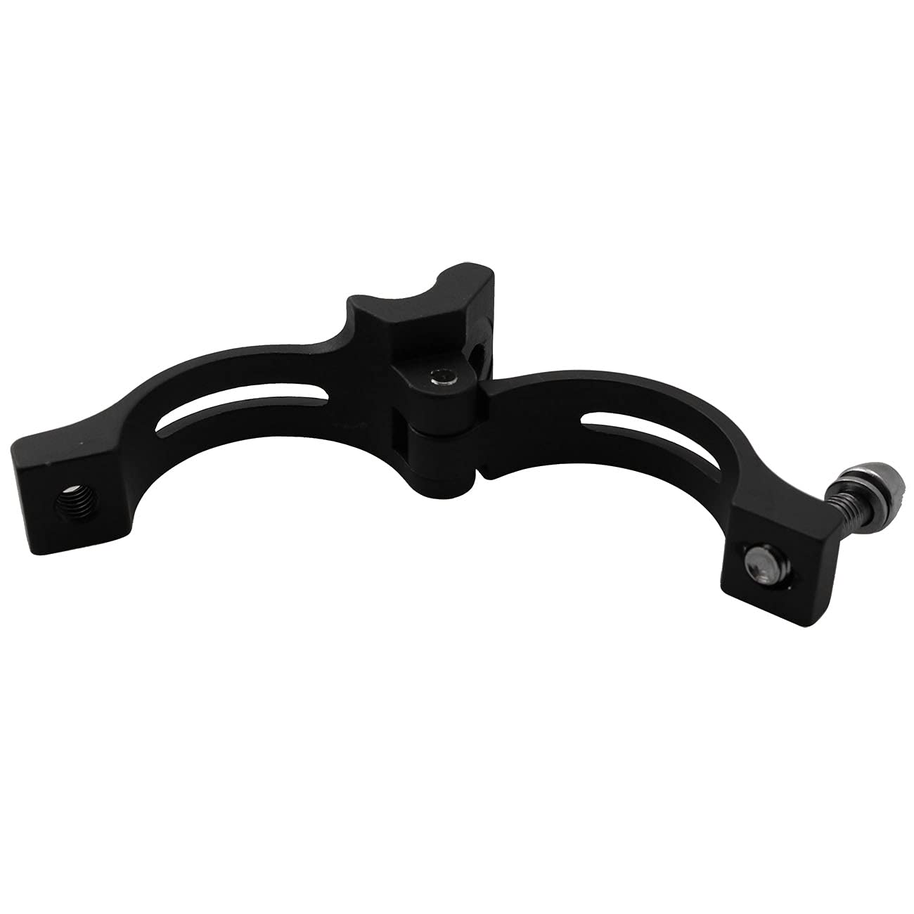 LQ Industrial Front Derailleur Clamp 31.8mm Black Aluminum Alloy Front Derailleur Adapter for Road Or Mountain Bike Bicycle Accessories