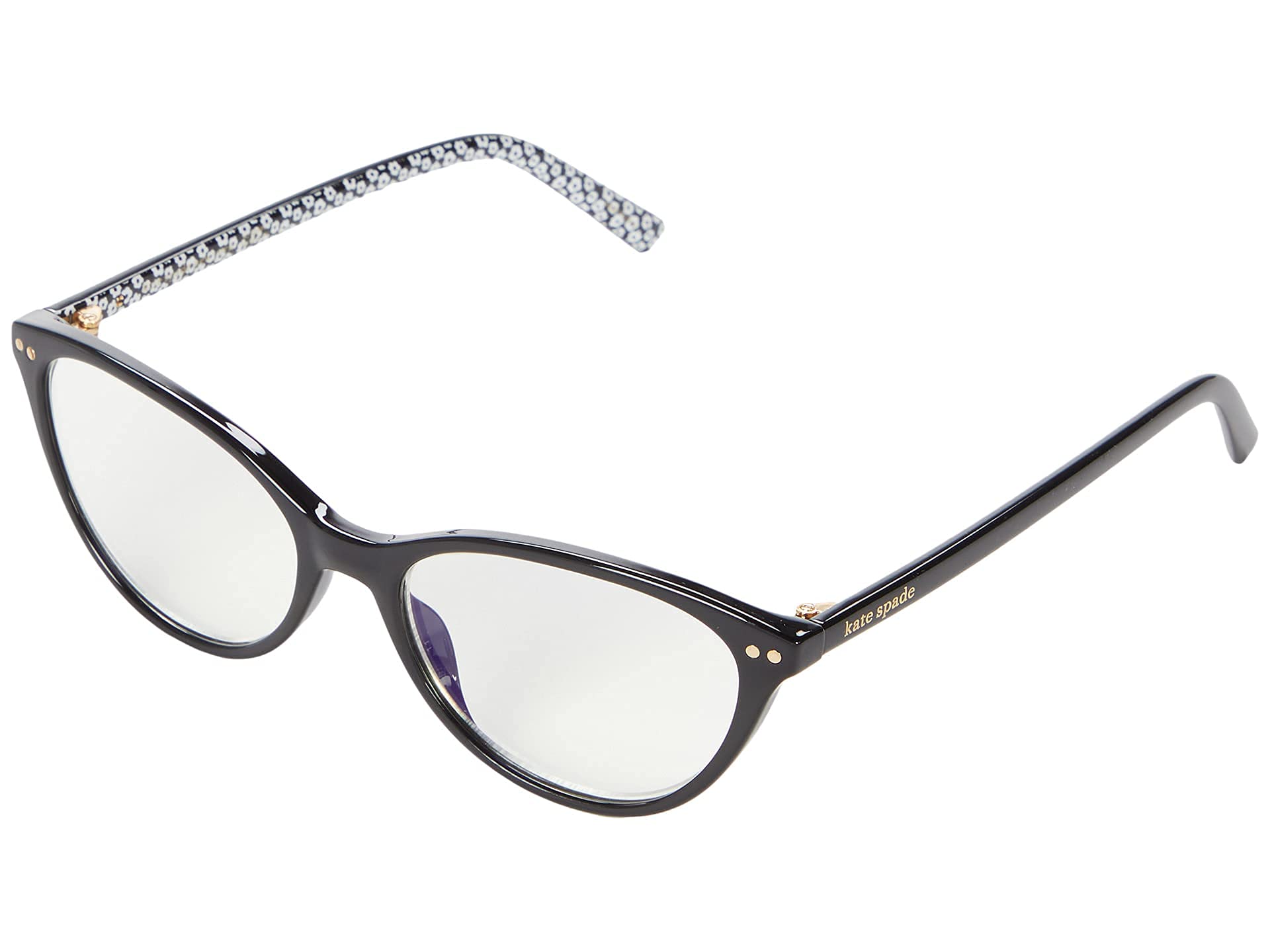Kate Spade New York Roanne Blue Light Readers Black +1.50