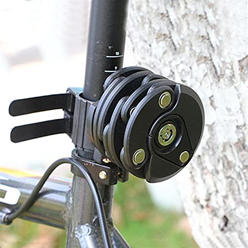 LJJSMG Bike Anti Theft Lock Chain Folding Locks High Security Bicycle Cycling Fliplock Bicycle Accessory Bicycle Folding Lock