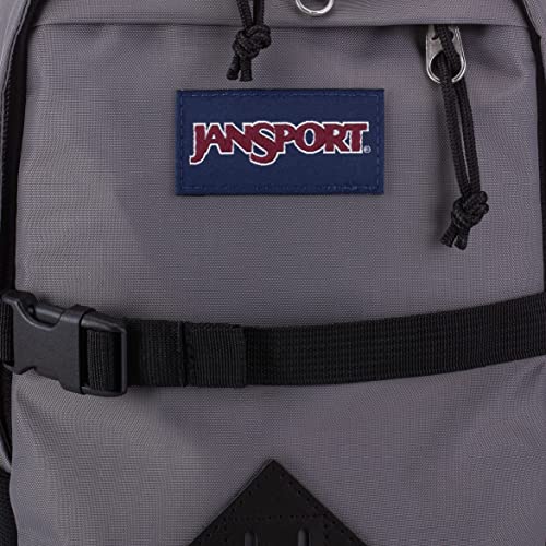 JanSport Off Campus Sling Bag - Convertible Crossbody Backpack to Sling with Water Bottle Pocket, Graphite Grey