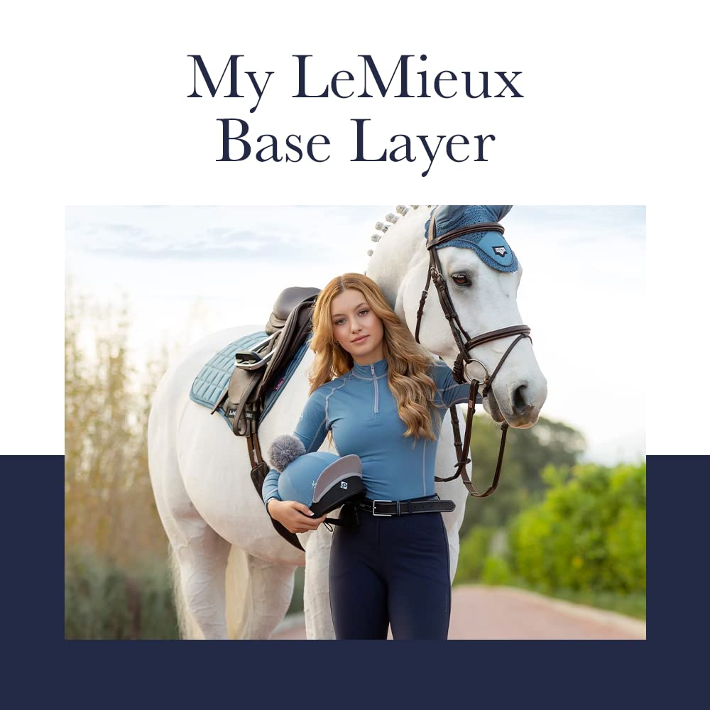 LeMieux Women’s Base Layer Top - Athletic Thermal Shirts - Equestrian Apparel & Gear for Horseback Riding - (Chilli - US0)
