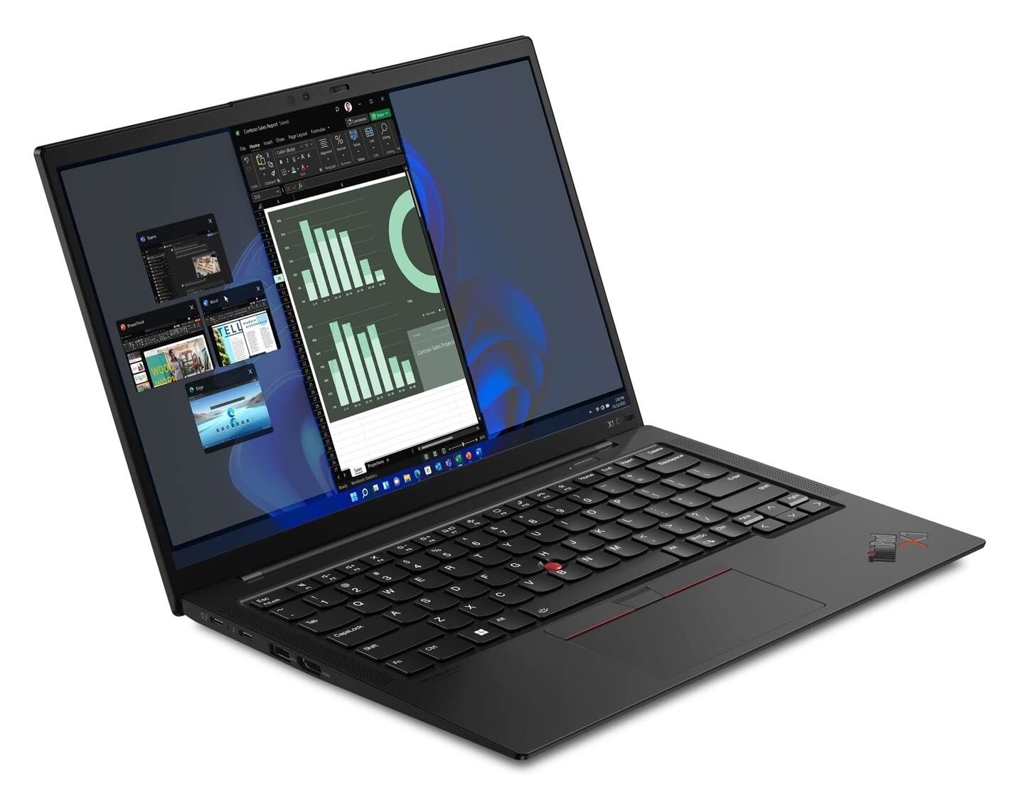 Lenovo Gen 10 ThinkPad X1 Carbon with Intel Core i5-1240P Processor, 14" WUXGA 400nits Anti-Glare Non-Touch Display, 16GB RAM, 512GB SSD, Backlit Keyboard, Fingerprint Reader, and Win11 Pro