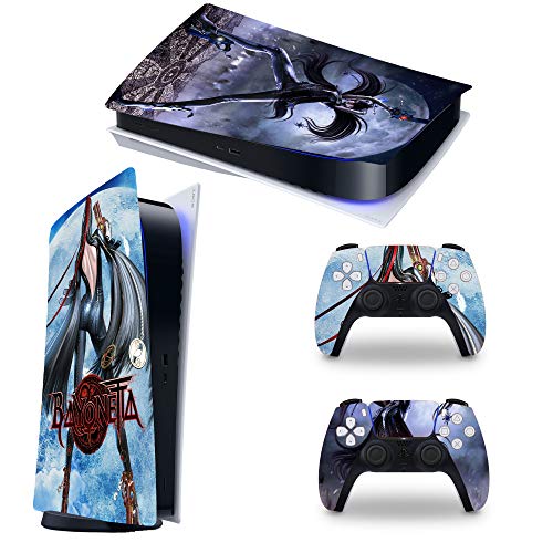 Japan Warrios - PS5 Digital Edition Skin Console and 2 Controller, Vinyl Decal Sticker Full Cover Protective