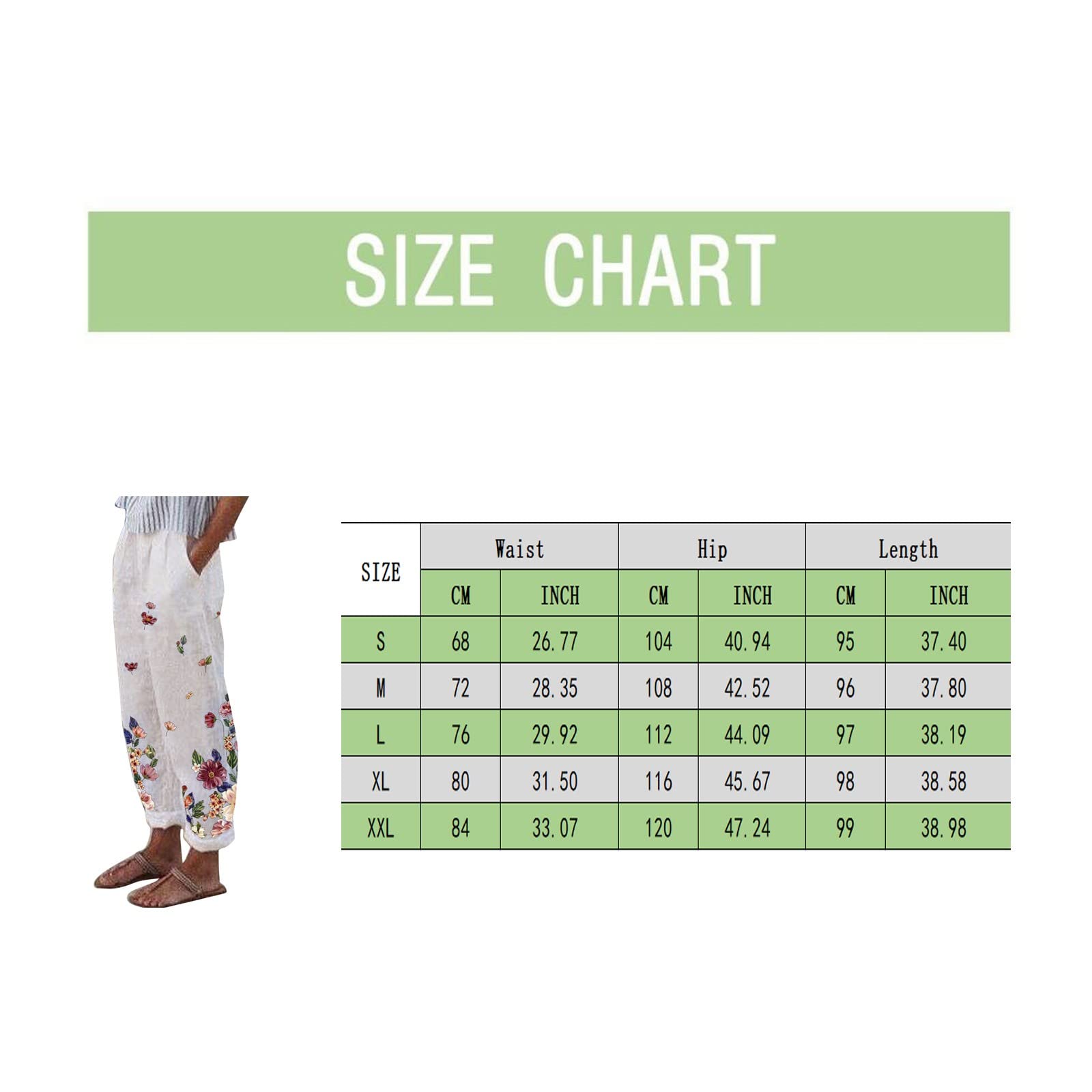 Mackneog Casual Pull On Capris for Women Casual Summer Summer Linen Womens Pull On Capris Summer High Waist Capris High Rise Black