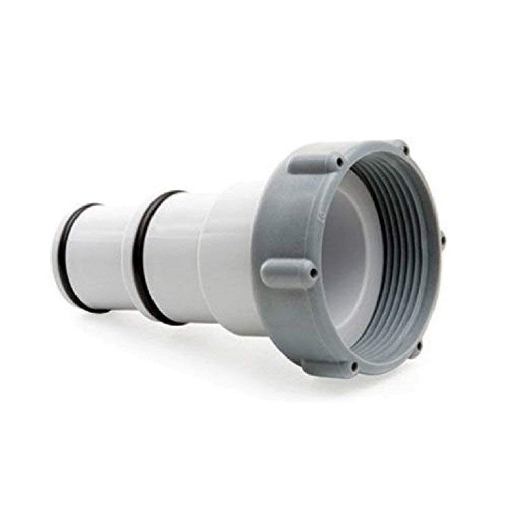 Intex Pump Replacement Hose Adapter A w/ Collar & 1.25” Pool Pump Hose (2 Pack)