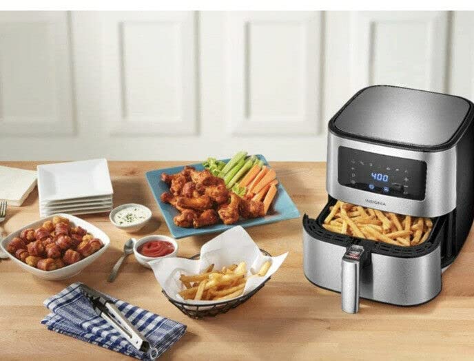 insignia 5 QT- Digital Air Fryer_ Stainless Steel