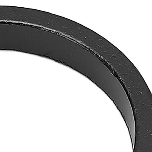 Kadimendium Bicycle Headset Spacer, Light Weight Reliable Long Lasting Bicycle Fork Washer for Road Bike 28.6mm Tube(Black)