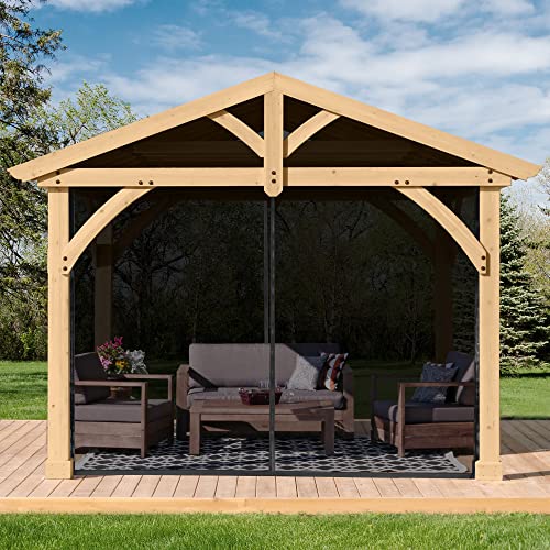 Yardistry Carolina 11' x 13' Gazebo Mosquito Mesh Kit