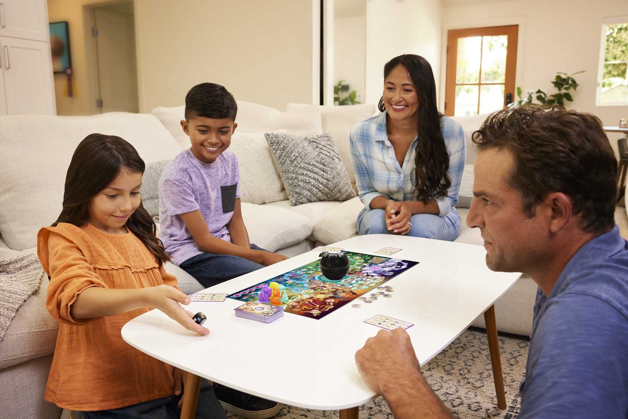 Mattel Games Magic 8 Ball Magical Encounters Board Game for Kids, Cooperative Family Game with Real Magic 8 Ball