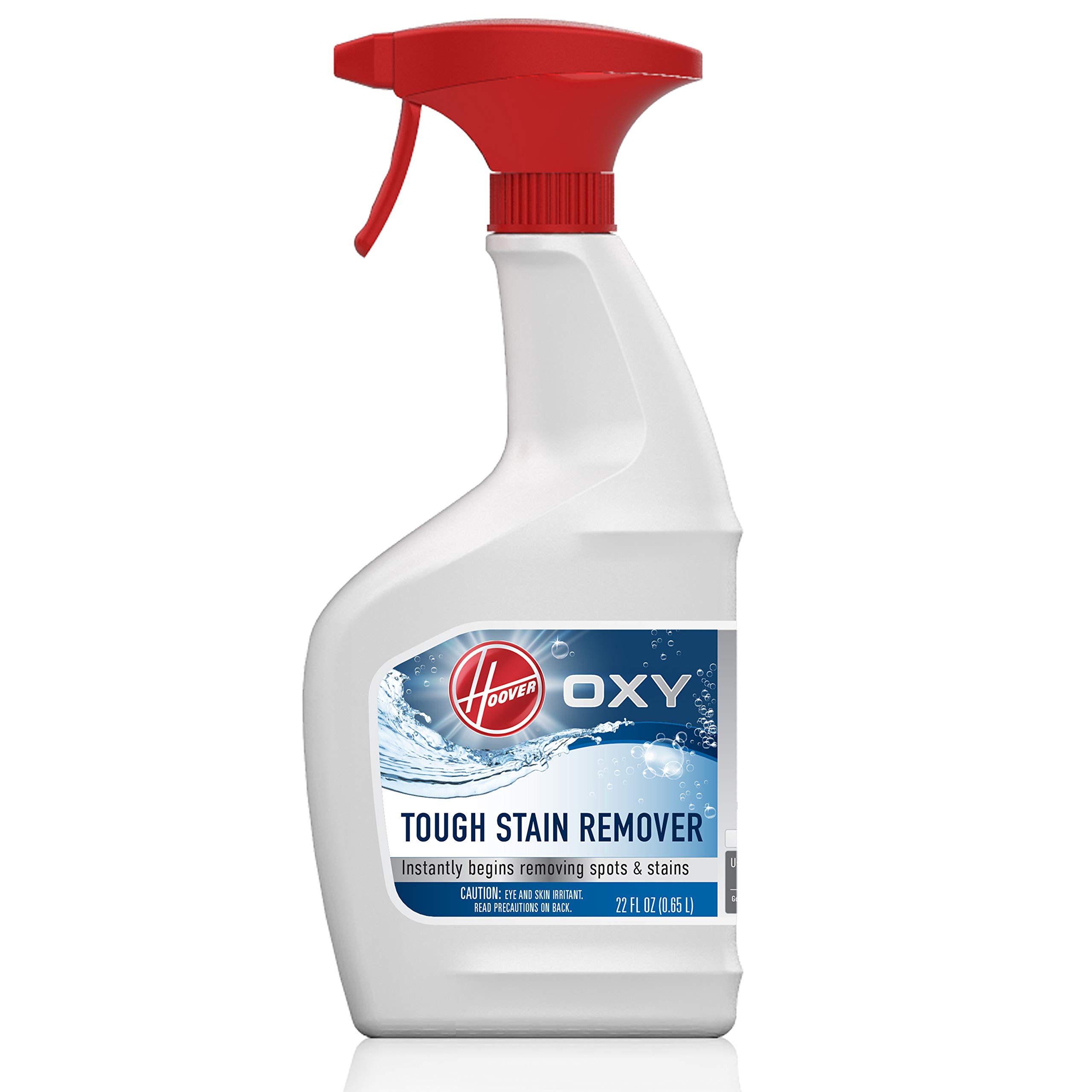 Hoover Oxy Spot and Stain Remover, 22oz Pretreat Spray Formula for Carpet and Upholstery, AH30902, White, Packaging May Vary