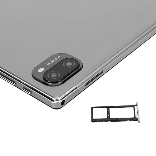 Jopwkuin Tablet, 2 in 1 USB C Fast Charging 100β240V Support 10. 1 Inch Tablet for Work for Android 12 (US Plug)