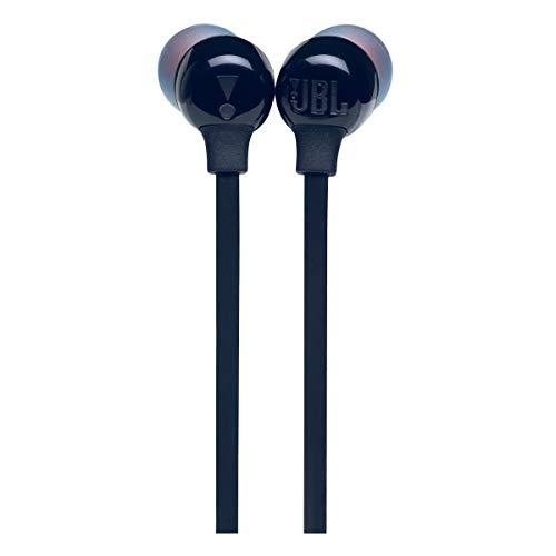 JBL Tune 125 - Bluetooth Wireless in-Ear Headphones with 3-Button Mic/Remote and Flat Cable - Blue, Small