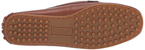 Lauren Ralph Lauren Brynn Driver Loafer Deep Saddle Tan 8 B (M)
