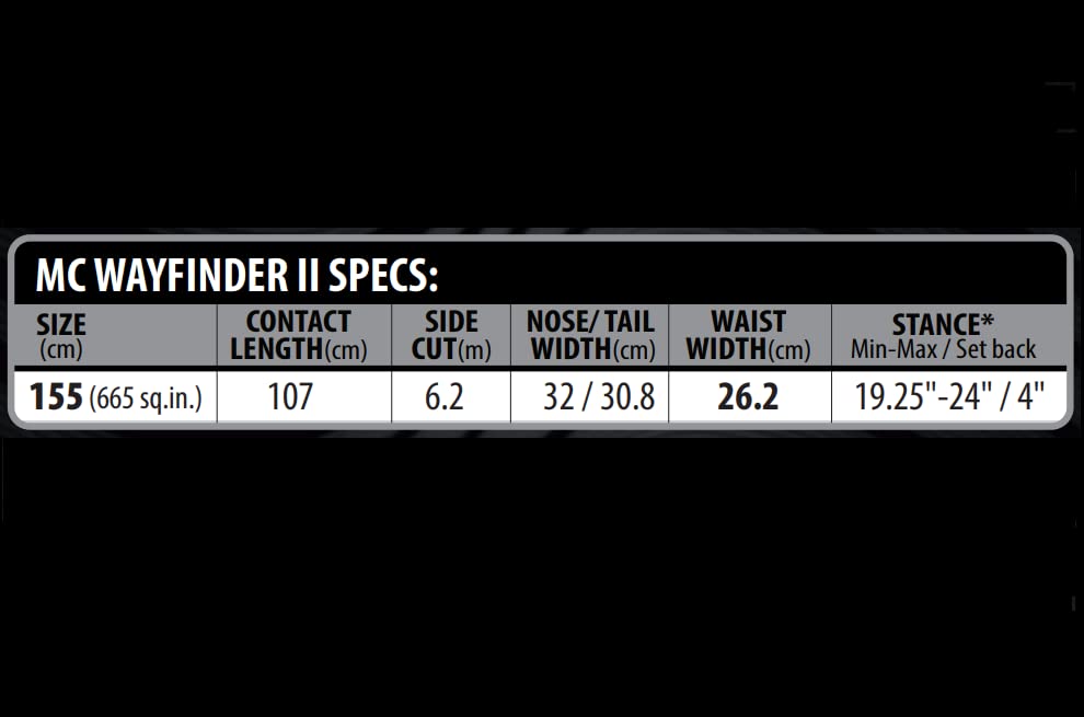 Lib Tech MC Wayfinder II Mens Snowboard 155cm