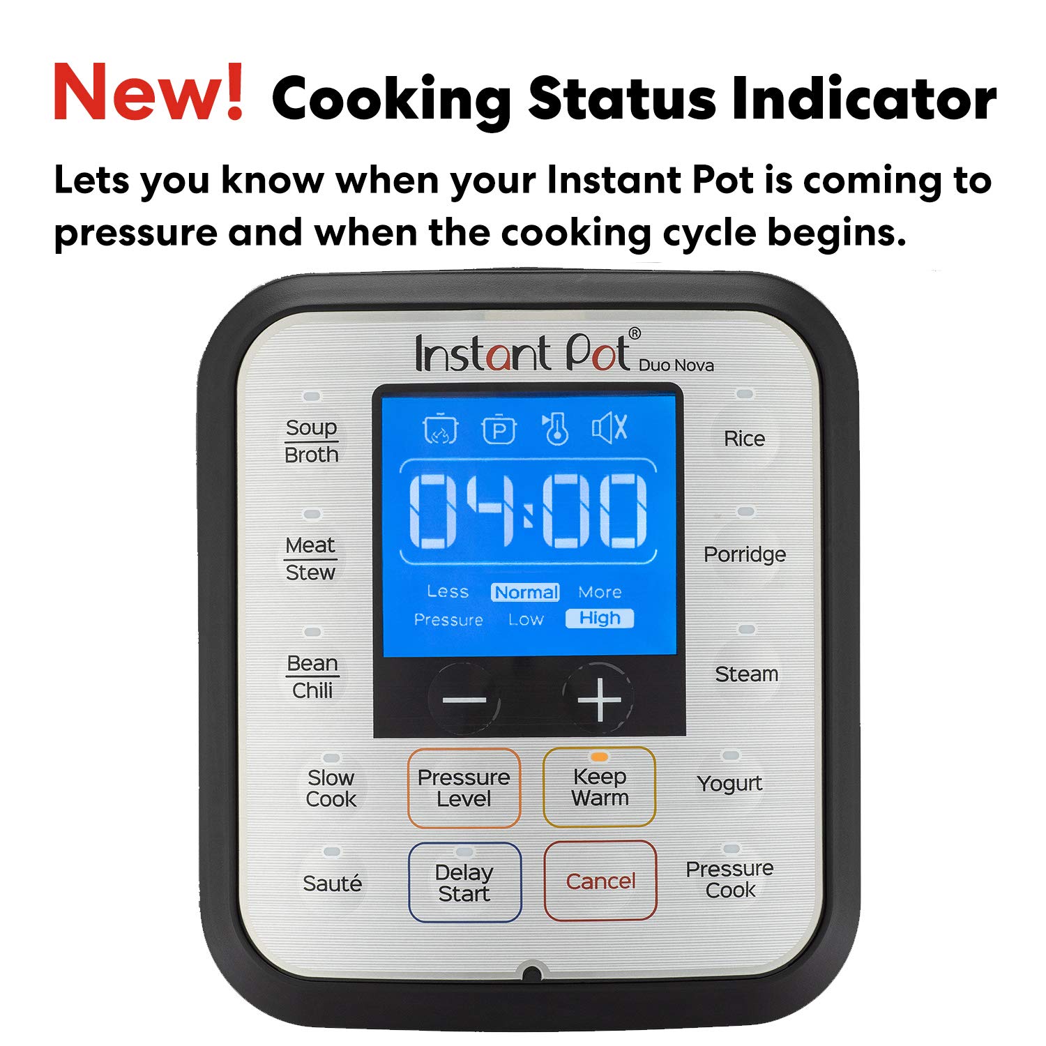 Instant Pot Duo Nova 7-in-1 Electric Pressure Cooker, Slow Cooker, Rice Cooker, Steamer, Saute, Yogurt Maker, 3 Quart, 14 One-Touch Programs, Best For Beginners