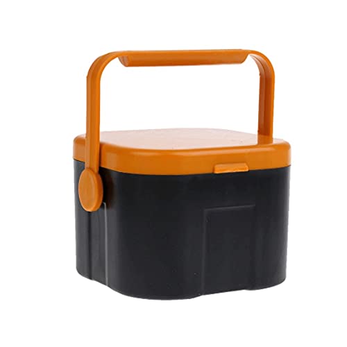 LMMDDP Double-layer Plastic Fishing Bait Box Double-layer Fishing Tackle Box 10 X 10 X 7.5cm Fishing Tackle Box