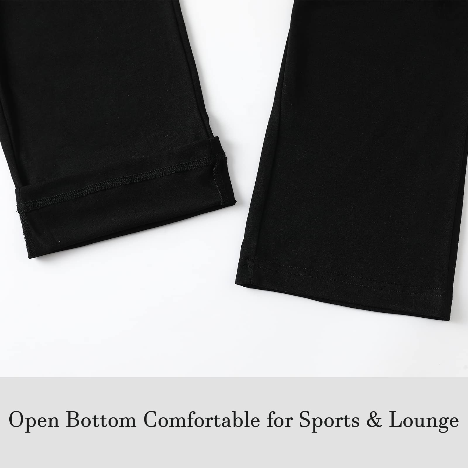 MERIABNY Mens Black Yoga Pants Casual Sweatpants for Workout Exercise Mens Joggers Pants with Pockets Fpr Hiking, Medium