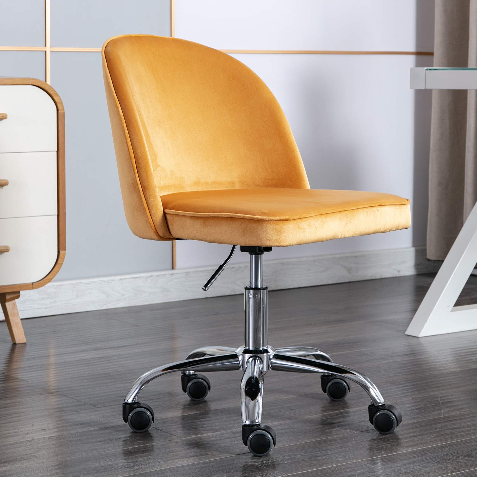 Kmax Task Chair, Desk Chair Armless Design for Small Home and Office, Dark Teal