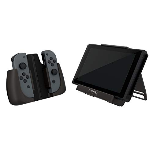 HyperX ChargePlay Clutch – Charging Case for Nintendo Switch, USB Type-C, Joy-Con Grips, Charging Kickstand, Tabletop Mode, 6000mAh Battery, Black (HX-CPCS-U)