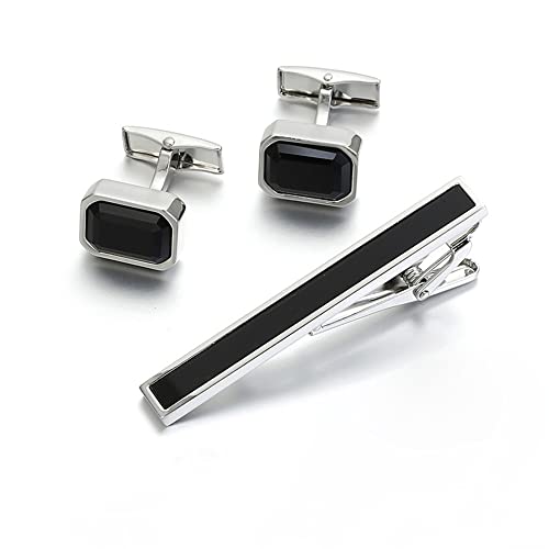 Men's Cufflinks French Shirt Cuff Nails Dress Professional Tie Clip Gentleman Three-Piece Clip