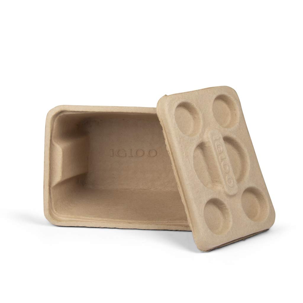 Igloo 16 Qt Eco-Friendly Recool Compostable Cooler, Beige, 1 Count