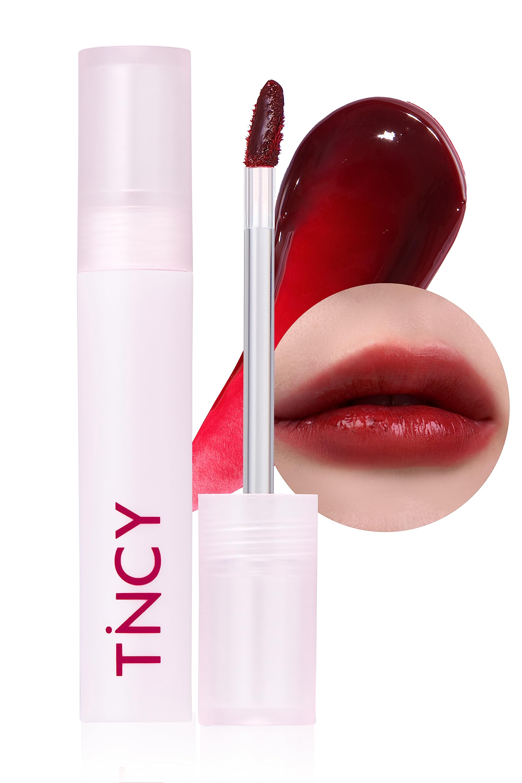 It'S SKIN Tincy All-Day Semi-Matte Lip Stain Tint 0.13oz (05 Manhattan Cherry) - Non-Transfer | Smooth Satin Finish, Rich Pigmentation | Moisturizing, Comfortable Vivid Color for Lasting All-Day