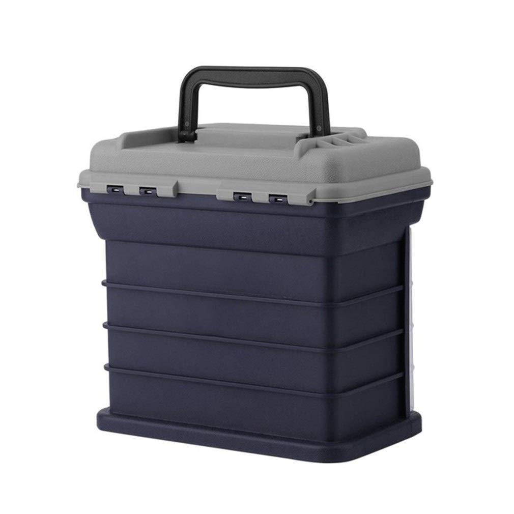 KOVOSCJ Fishing Tackle Multi-Function Portable Road Box Fishing Box Toolbox Fishing Gear Box Road
