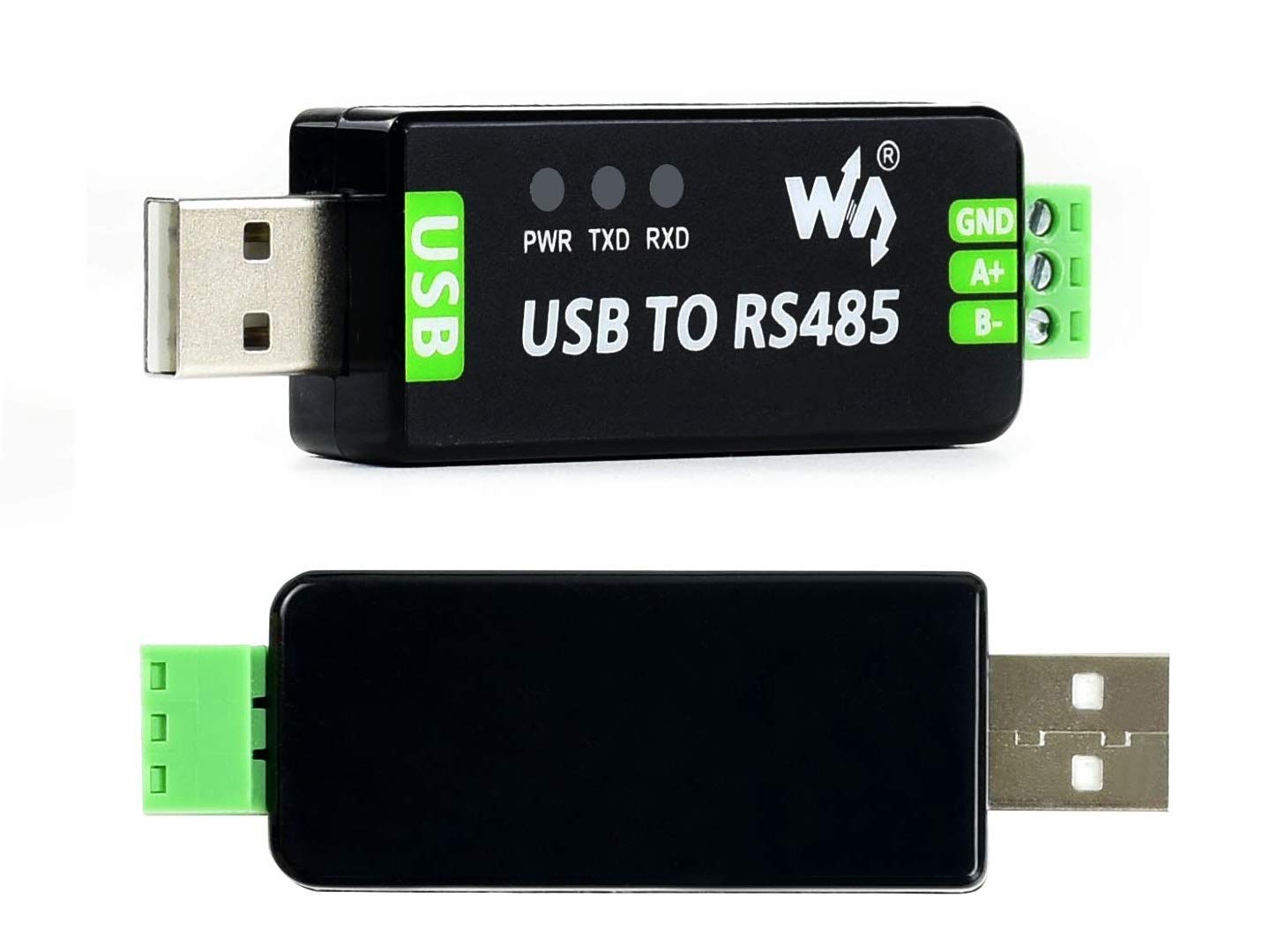 Industrial USB to RS485 Converter Adapter Original FT232RL and SP485EEN Chip, Lightningproof Tube, Resettable Fuse, ESD And TVS Protection Circuits,Supports Mac, Linux, Android, WinCE,Windows