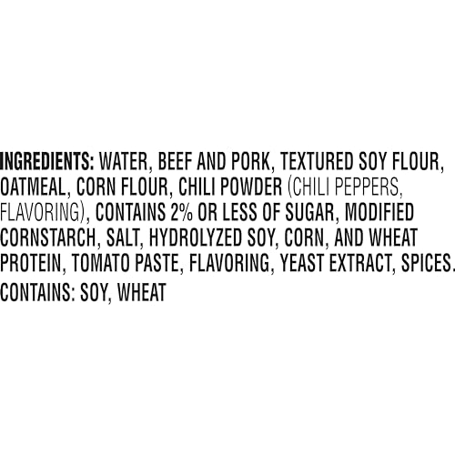 Hormel Chili Hormel No Bean Less Salt Chili, 15 Ounce (Pack of 8)