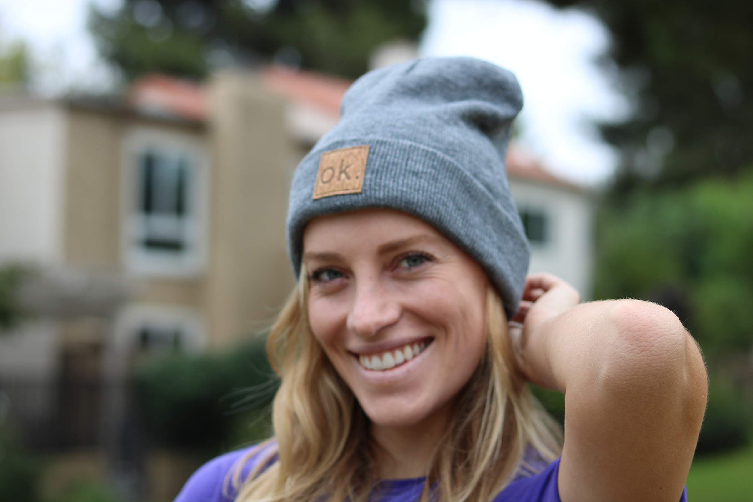 ok. okbeanie Gray EMF RF Protection Hat Block Radiation 5G WiFi Blocking Beanie Using Silver Micro Threads. Blocks Waves from 5g Cell Phones!