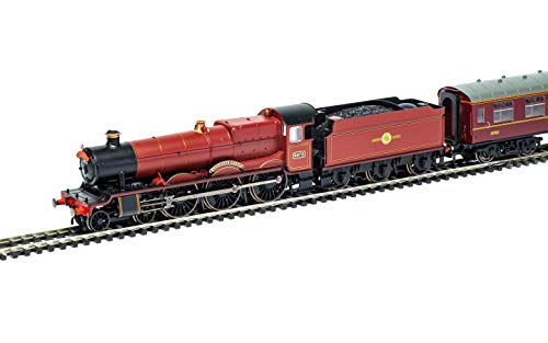 Hornby Hobbies Warner Brother's Harry Potter Hogwarts Express Electric Model Train Set HO Track with US Power Supply R1234M, Red & Black
