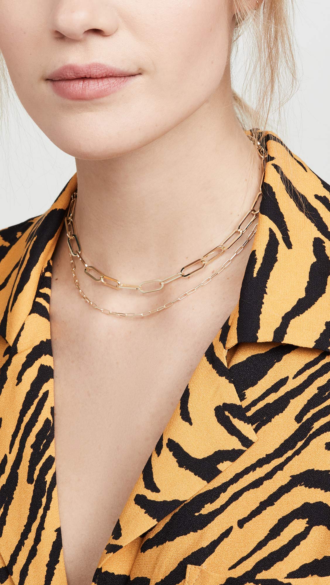 Jennifer Zeuner Jewelry Women's Ema Necklace, Gold Vermeil, One Size