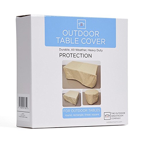 Outdoor Greatroom Company 52" x 33" Protective Fire Pit Cover in Tan