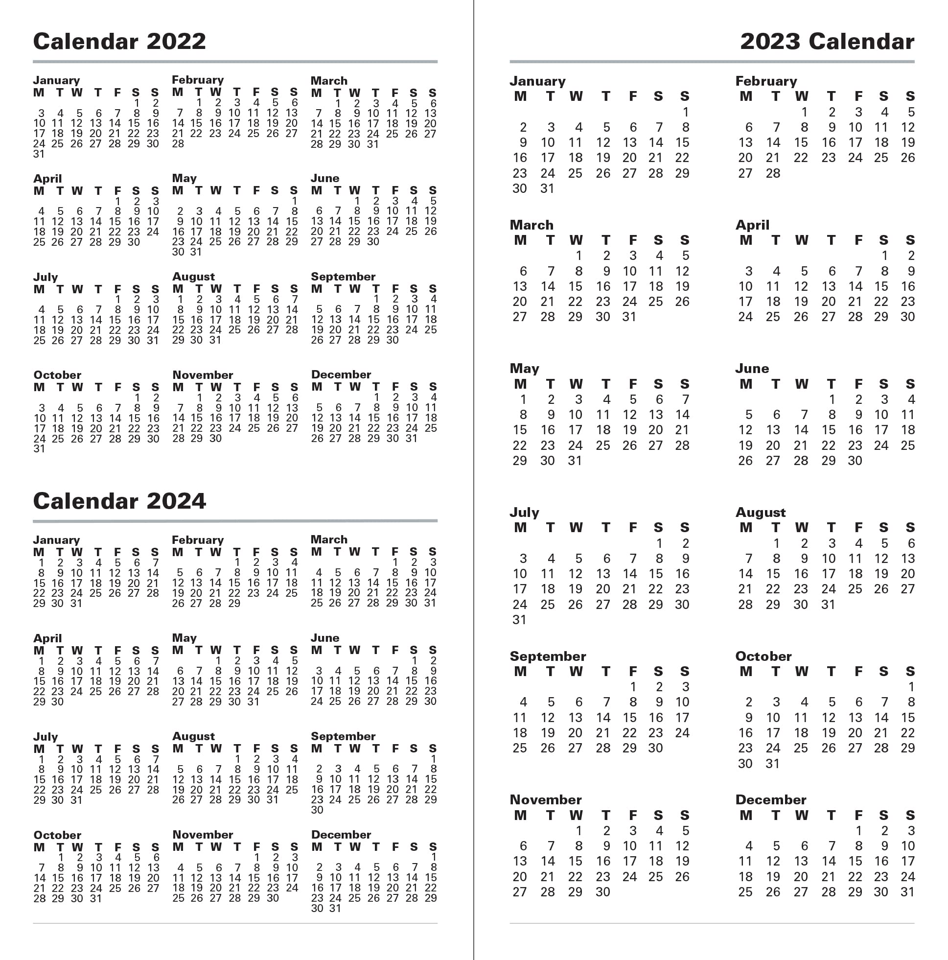 Letts of London Standard A5 Academic 2022-2023 Day to a Page with appointments Diary - Black, 23-TA1XBK