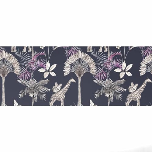 InterestPrint Beautiful African Animal Tropical Pattern Gift Wrapping Paper Unique Design for Christmas Birthdays and Party 5 Pieces