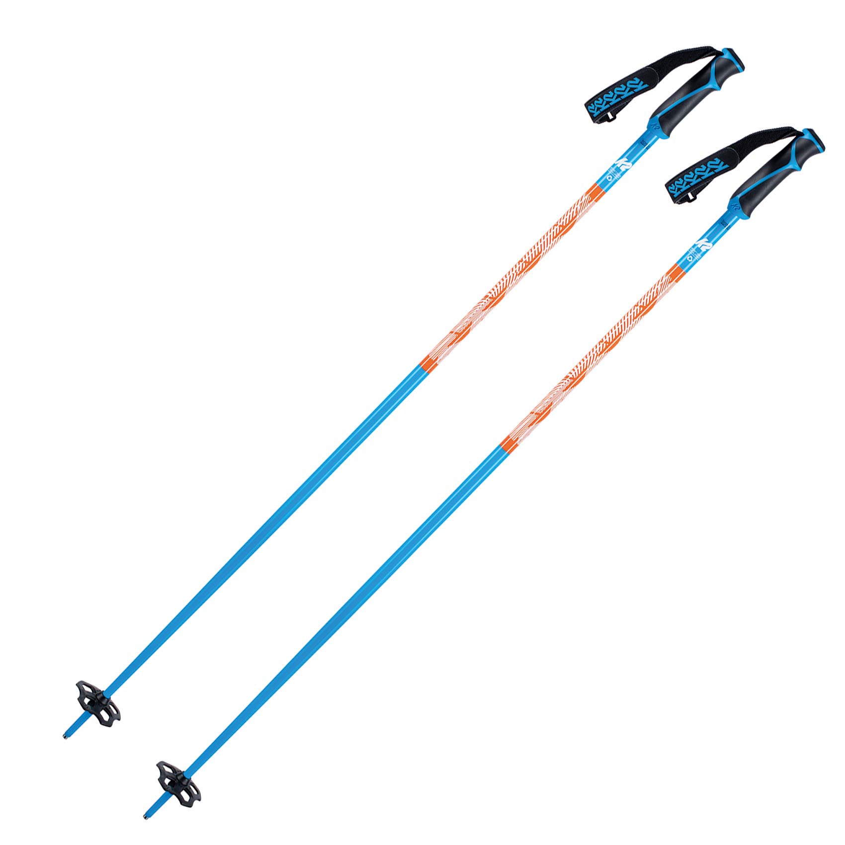 K2 Ski Unisex - Adult Freeride 18 Ski Poles, Unisex – Adults, Ski Poles, 10E3401, Blue, 120 cm