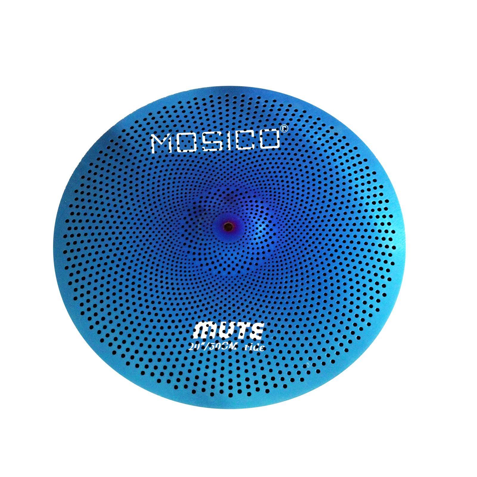 Mosico Low Volume Cymbal Pack with 14"Hi-hats 16"Crash 18"Crash 20"ride Plus a Cymbal bag 5 Pieces Drum Practice Cymbal (BLUE)