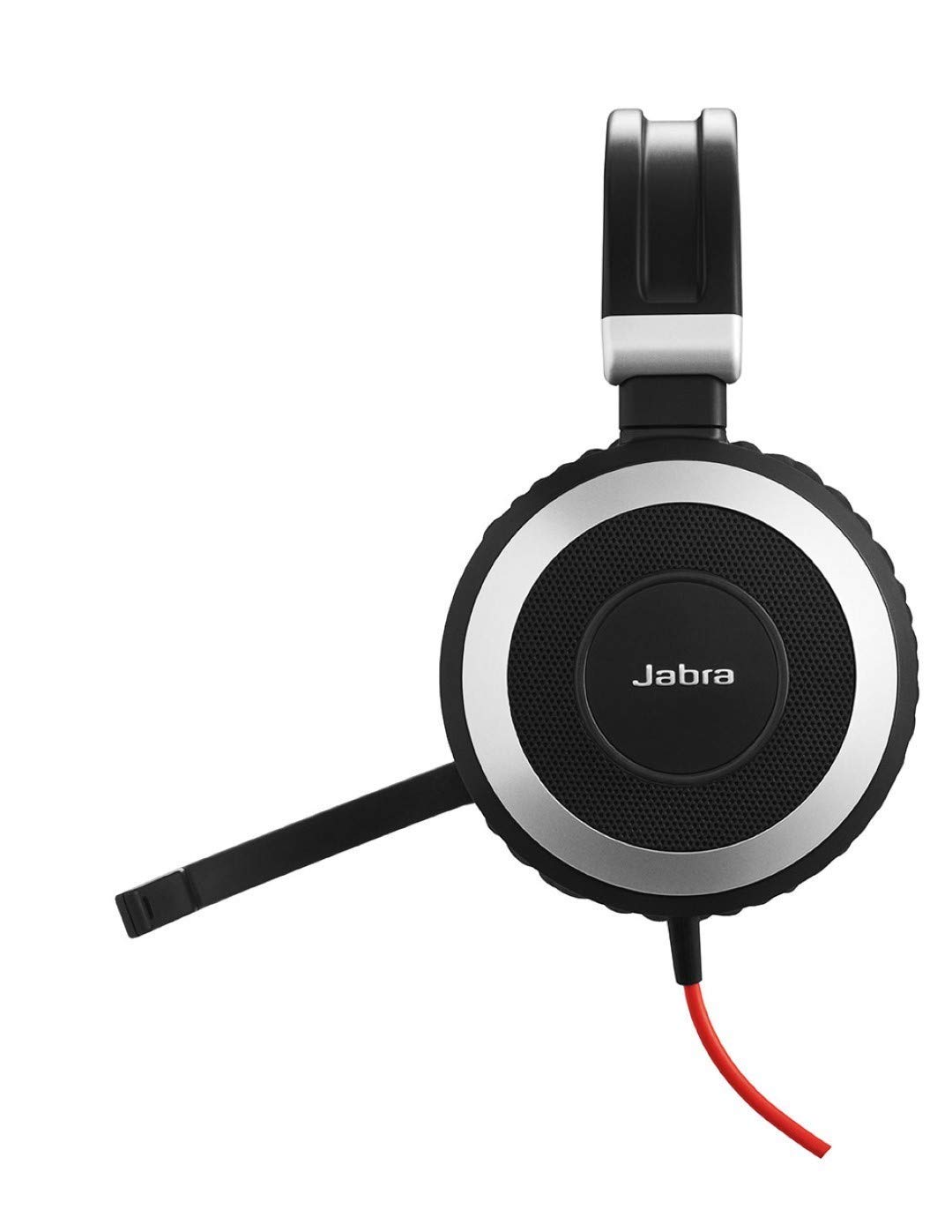 Jabra Evolve 80 - Professional Stereo Noise Cancelling Wired Headset/Music Headphones - UC (Renewed)