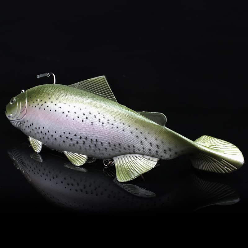 Madi Kay Designs Fishing Gear 仿真深海大鱼30cm 400g大号款 灰色斑点 海