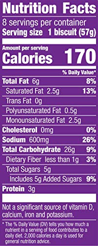 Immaculate Baking Organic Flaky Biscuits, Refrigerated Dough, 8 Biscuits, 16 oz.