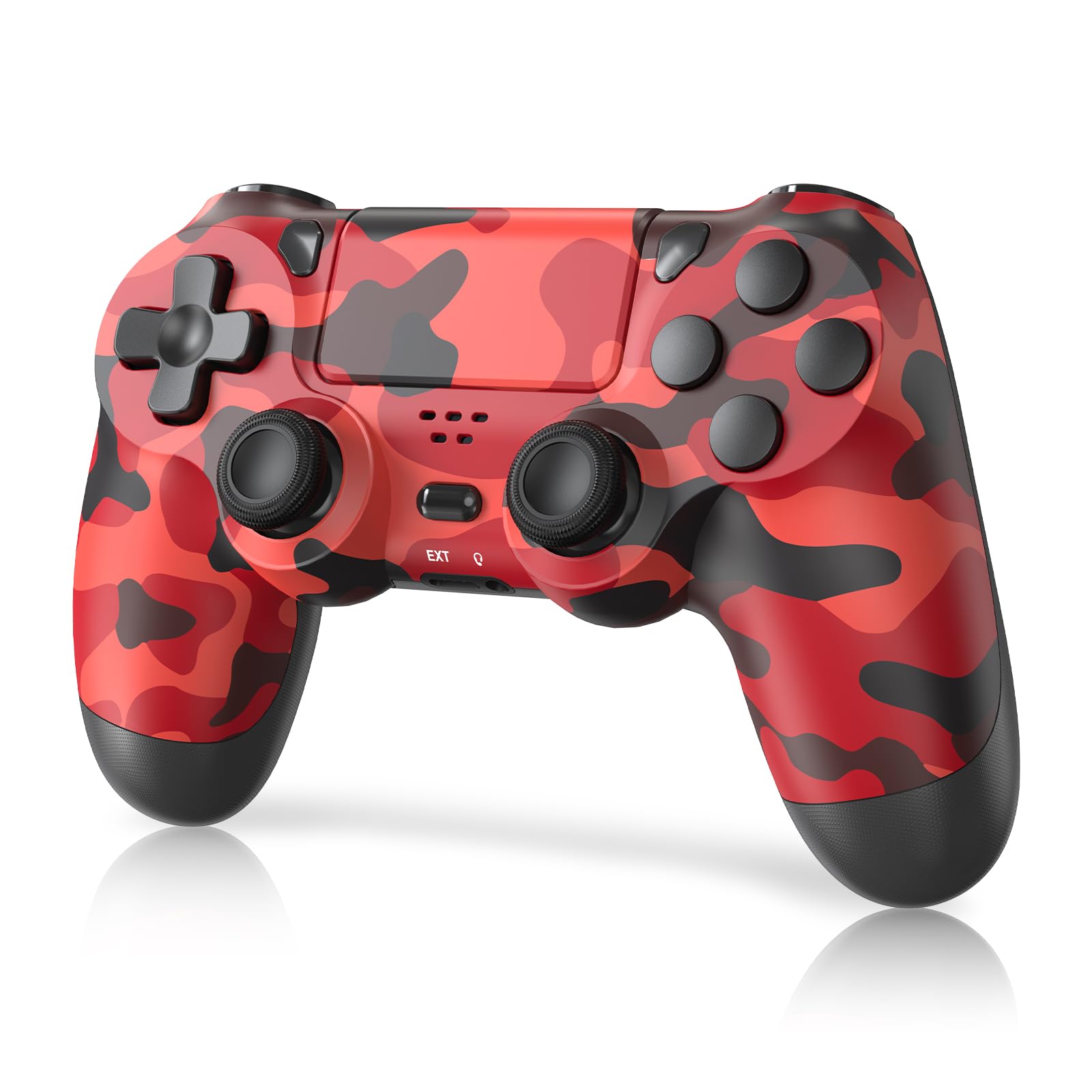 Hiyuky PS4 Controller,Wireless Controller for PS4/Slim/Pro/PC with Headphone Jack/Dual Vibration/6-Axis Motion/Touch Pad【Upgraded】