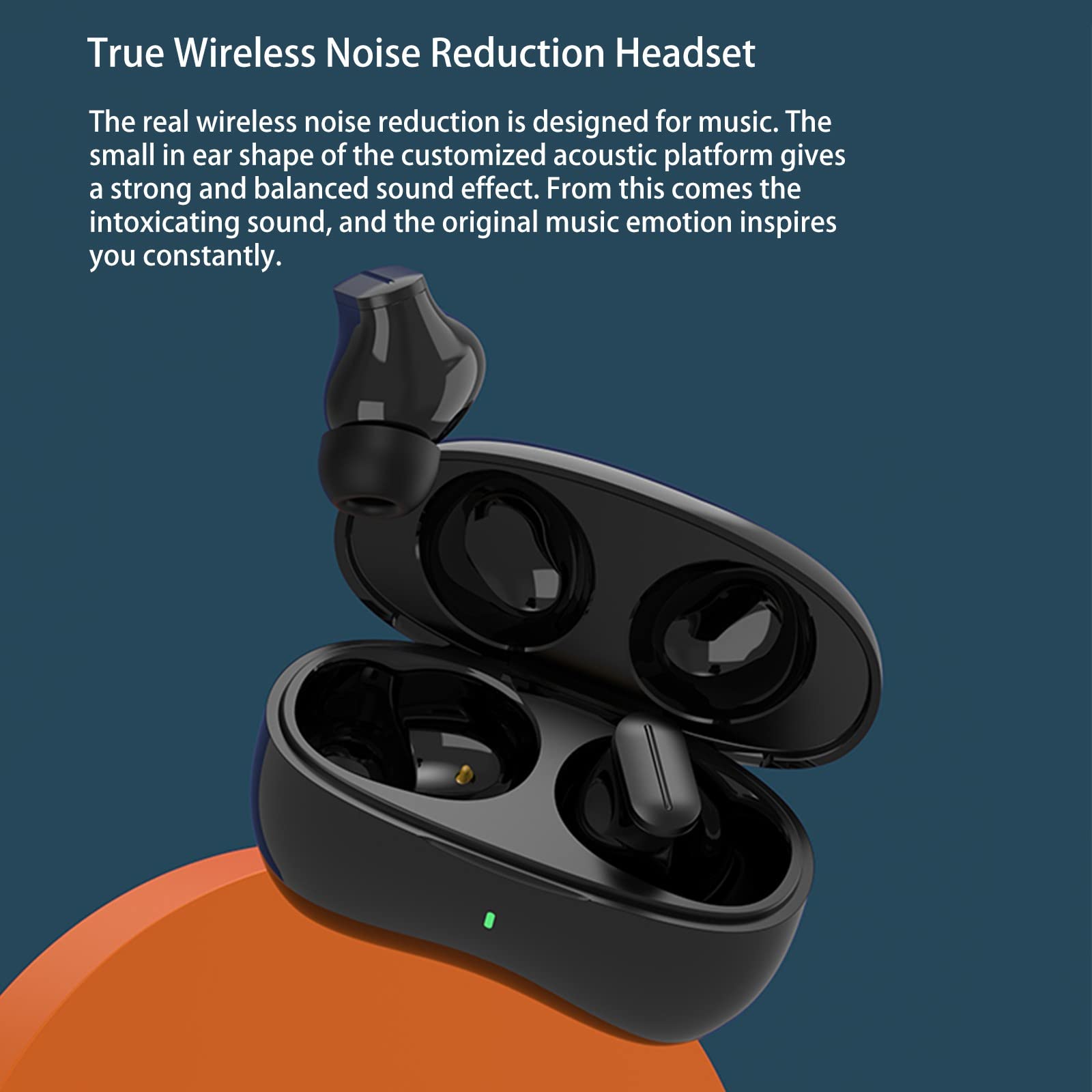 P7 Sports Touch Control Earphone, Bluetooth 5.2 Hi-Fi Sound Earphone Immersive in-Ear Noise Reduction Running Waterproof Premium Earbuds Stereo Sound Headset for iOS Android