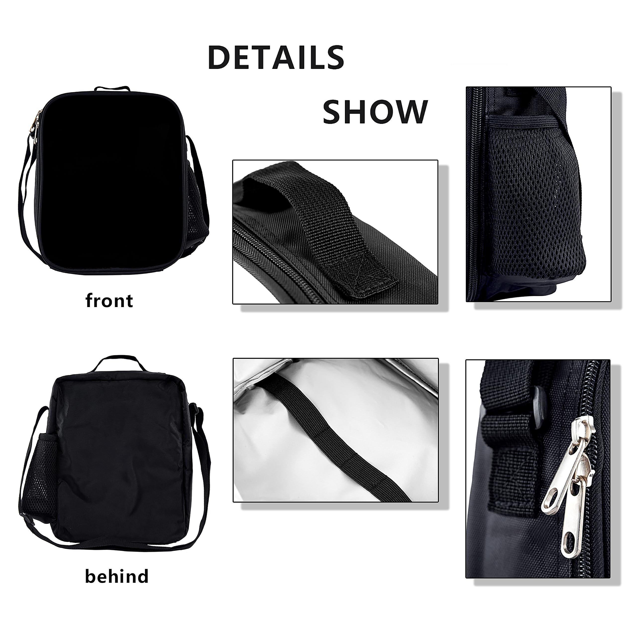 Kids' 3Pcs Backpack Set Insulated Lunch Box Exquisite Pencil Case for Boys and Girls Game-2