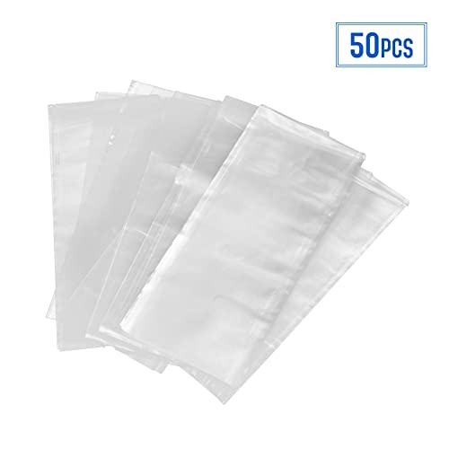 MengK 50Pcs PVA Bags Carp Fishing Fast Dissolving Soluble Bait Bags Coarse Fishing Tackle