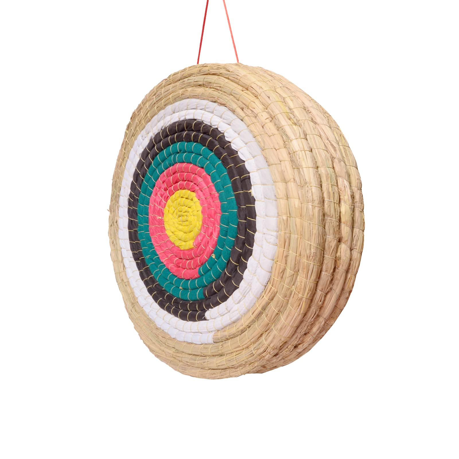 KQSNBG Traditional Straw Archery Target 4 Layers 20 inch - Hand Made Round Solid Straw Archery Targets，Archery Arrow Target for Outdoor Shooting Practice