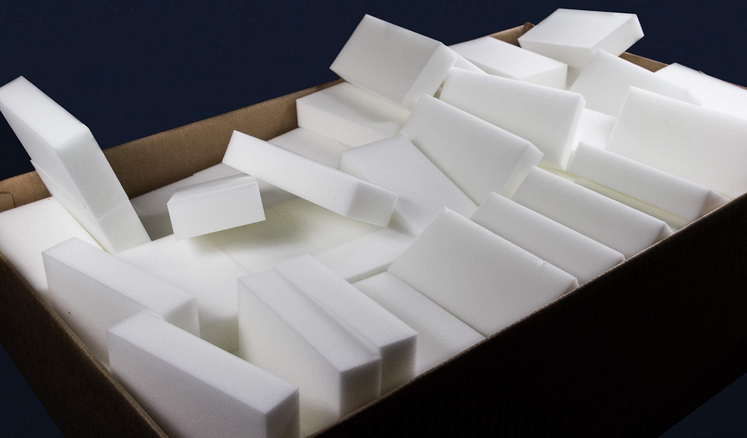 InstantErase Sponges (210 Pack) - $0.35 Per Sponge - Compare to Mr. Clean Magic Eraser (NOT Cheap Chinese Knock-Offs) Made in USA. For Kitchen, Bathrooms, Cars and More!